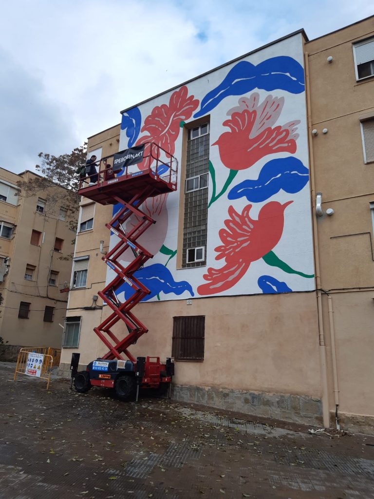 Nuevo mural en los Blocs de la Florida de L'Hospitalet - El TOT L ...